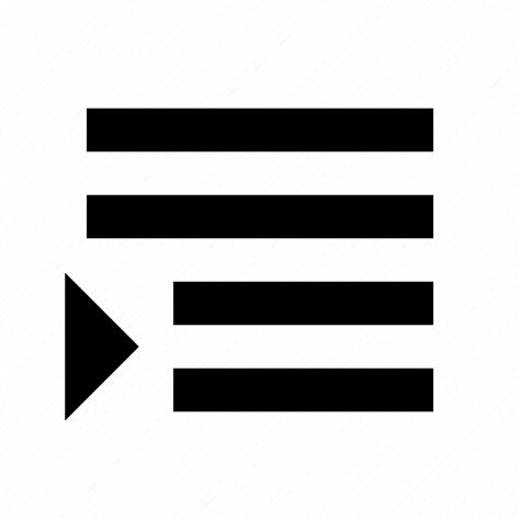 Indent Paragraph Content Line Text Indentation Tab Icon Download On Iconfinder