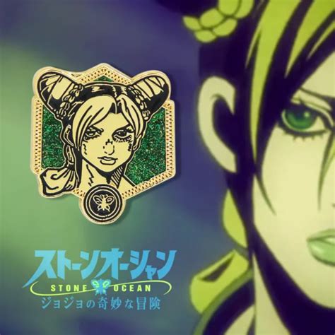 Jojos Bizarre Adventure Stone Ocean Jolyne Cujoh Enamel Pins Brooch