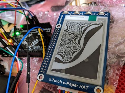 E Paper Display Driver Code For Circuitpython With A Fractal Demo