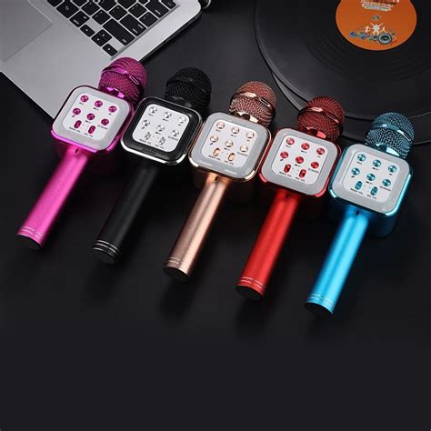 Ws 1818 Led Light Flashing Microphone Self Contained Audio Bluetooth