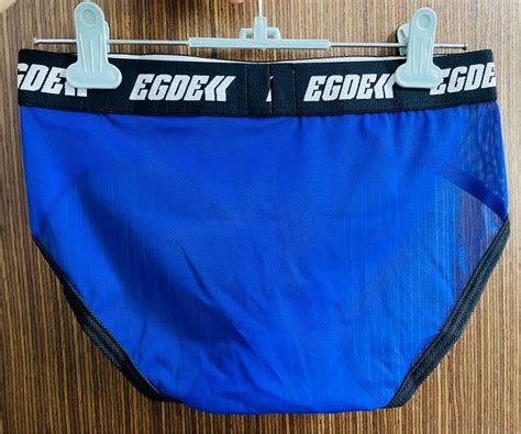Egde Strike Super Low Rise Bikini Briefs Blue Mens Fashion Bottoms New Underwear On Carousell