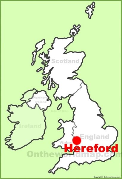 Hereford Maps Uk Discover Hereford With Detailed Maps