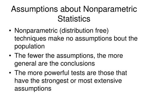 ppt common nonparametric statistical techniques in behavioral sciences powerpoint presentation