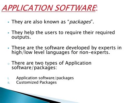 Software And Its Types Pptx Computer Software And Applications Computing