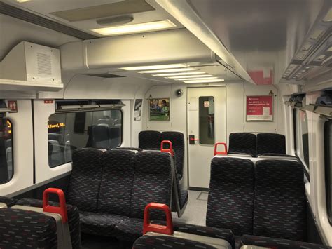 Interior Of A British Rail Class 317 Electric Multiple Unit Emu Train
