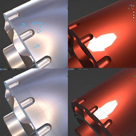 Modeling Shading Issue On A Line Of Edges Blender Stack Exchange
