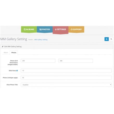 OpenCart Advanced Photo Gallery