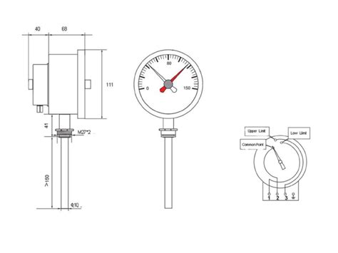 Bwpk Series Oil Level Temperature Controlleroil Temperature Indicator