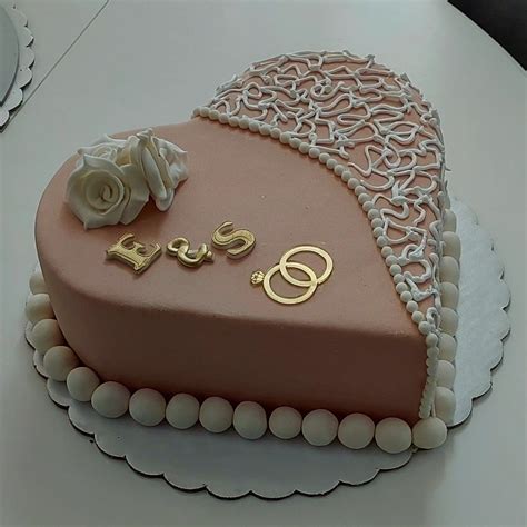 Heart Cake Engagement Cake Heart Shaped Engagement Cakes