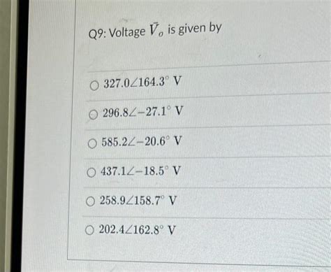 Solved For Q8 9 Consider The Circuit Shown In Figure 5 Q8