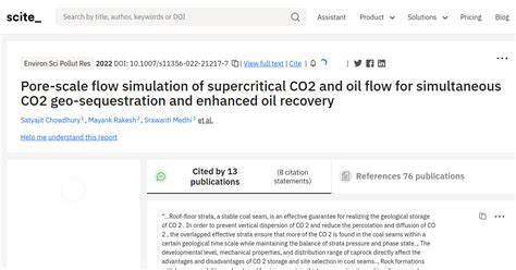 Citation Report Pore Scale Flow Simulation Of Supercritical Co2 And Oil Flow For Simultaneous