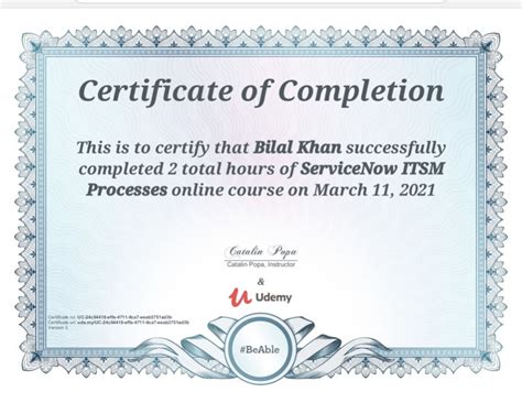 Bilal Ahmad Khan On Linkedin Servicenowproud Itilfoundation