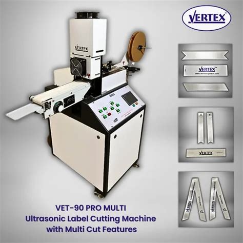 Garment Label Cutting Machines Vet 110 Automatic Ultrasonic Label