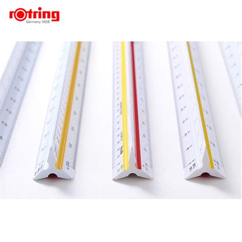 Rotring Triangular Scale Ruler Engineering Drawing Vicedeal