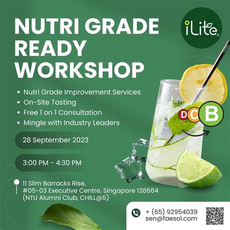 Faesol Pte Ltd On Linkedin Ilitesg Nutrigrade