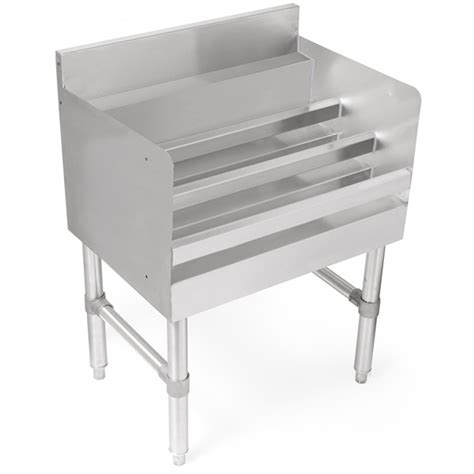 John Boos Ubld 1818 X Slim Line Underbar Liquor Bottle Display Unit Ss