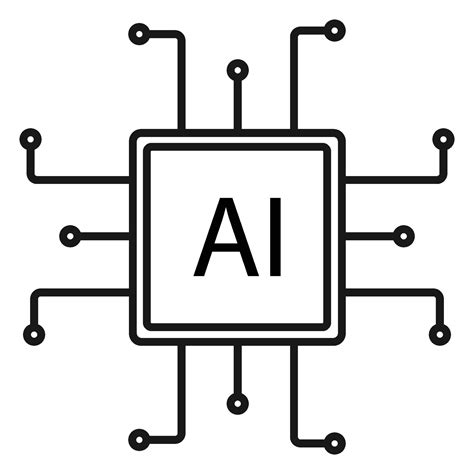 Artificial Intelligence AI Icon Vector Vector Art At Vecteezy