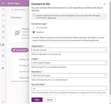 Setup Dataverse Git Integration For A Solution Matthew Devaney
