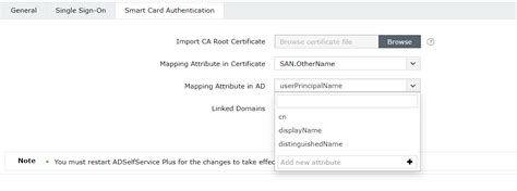 Adselfservice Plus Smart Card Authentication Configuration Guide