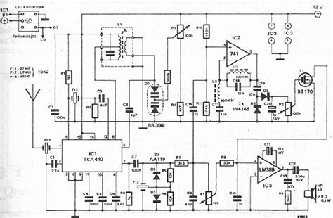 FM CB Radio Receiver Circuit Design Using TCA440 Under Repository