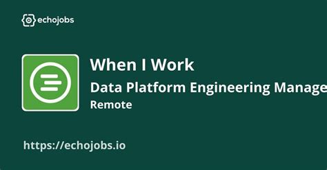 When I Work Is Hiring Data Platform Engineering Manager Remote Elasticsearch Terraform
