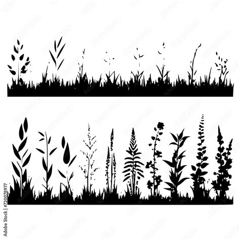 Grass Svg Grass Bundle Svg Grass Cricut Grass Clipart Grass Vector