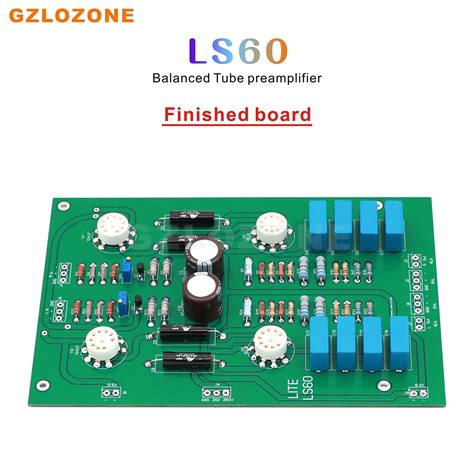 Zerozone Hifi Ls60 Balanced 6dj8 12au7 Tube Preamplifier Diy Kit Finished Board No Tubes