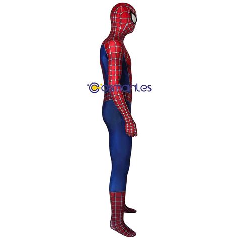 Spider Man Tobey Maguire Cosplay Costume Classic Spiderman Spandex Suit