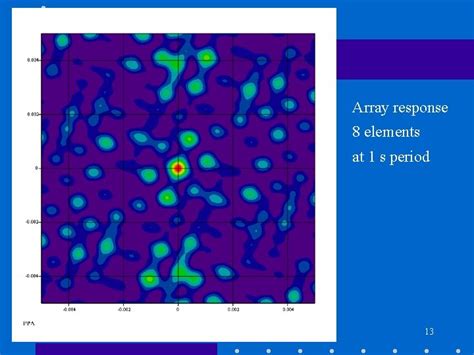 High Resolution Array Detector Design Of Infrasound Detection