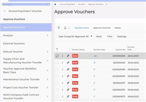 Cant Close Period Due To Unapproved Vouchers Ifs Community