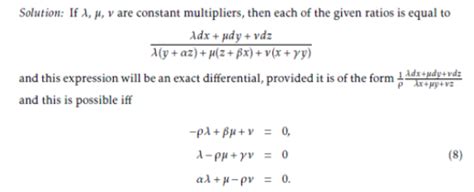Solved Could You Show Why The First Equation Is An Exact Chegg Com