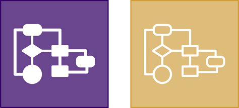 Flowchart Icon Design 43130627 Vector Art At Vecteezy