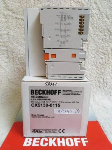Beckhoff Cx5130 0115 Embedded Pc With Intel Atom Processor At ₹ 50500 Embedded Computers In