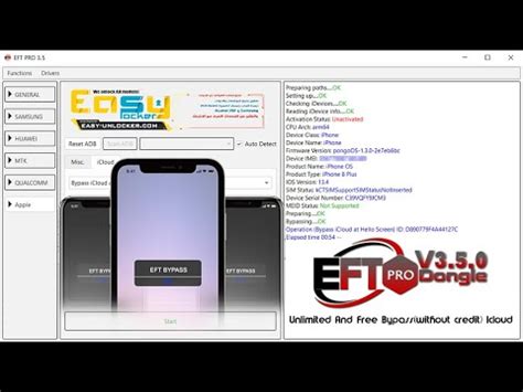 IPHONE X FREE ICLOUD BYPASS AND CALL FIX HELLO SCREEN BYPASS BY EFT DONGLE YouTube
