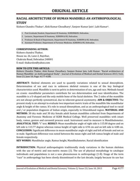 Sex Estimation Using The Second Cervical Vertebra Pdf Bone And Joint Conditions Diseases