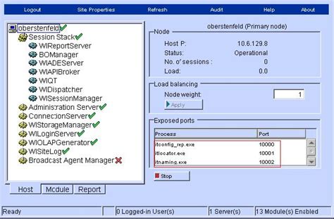 What Does Itconfig Rep Exe Do And Can I Change Its Port Web Intelligence 6 X Servers