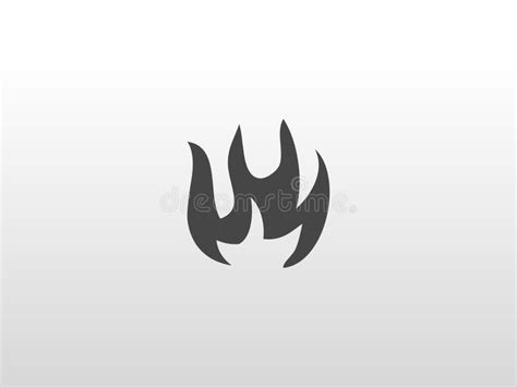 Flame Logo Fire Icon Stock Vector Illustration Of Inferno 324169033