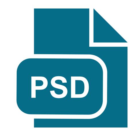 Psd Extension Free Icon