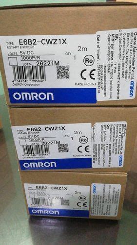 Omron Encoder E6b2 Cwz1x 1000ppr 5vdc Line Driver Od40mm Sd6mm At Best Price In Hyderabad