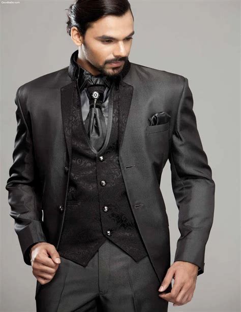 2019 Charcoal Mens Tuxedo Jacket Groom Tuxedos Wedding Tuxedos Suits