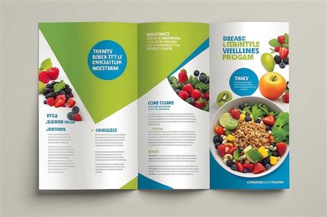 Premium Photo Healthy Lifestyle Program Brochure