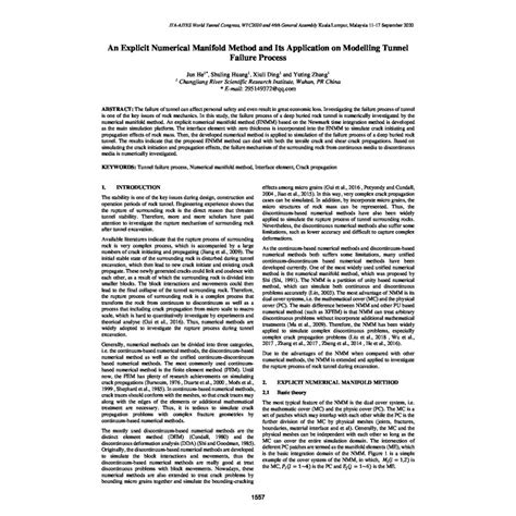 An Explicit Numerical Manifold Method And Its Application On Modelling