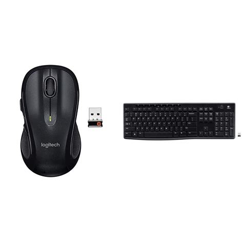 Logitech M510 Wireless Computer Mouse Comfortable Shape With Usb