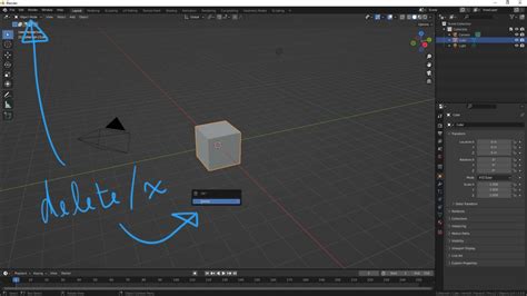 How To Delete In Blender