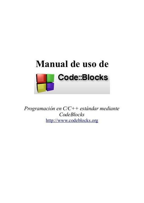 Manual Codeblocks Lenguaje C