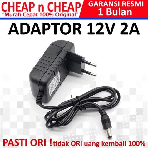 Jual Adaptor Cctv 12v 2a Dvr Router Modem Converter Ip Cam Switching