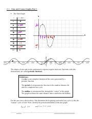 Understanding Sine And Cosine Graphs Periodicity And Course Hero