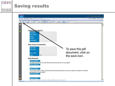 Ppt Using The Pearson Vue Results Interface Powerpoint Presentation