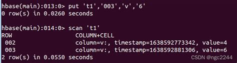 实验三 Hbase数据库操作实验三 Hbase表设计和数据操作 Csdn博客