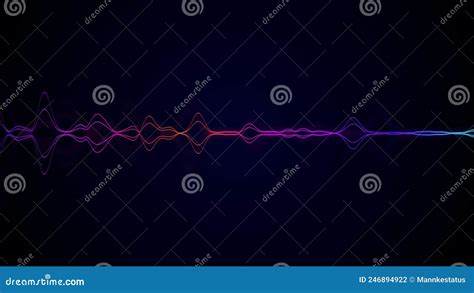 Audio Spectrum Visualizer Soundwave Effect Music Visualizer Background Stock Footage Video